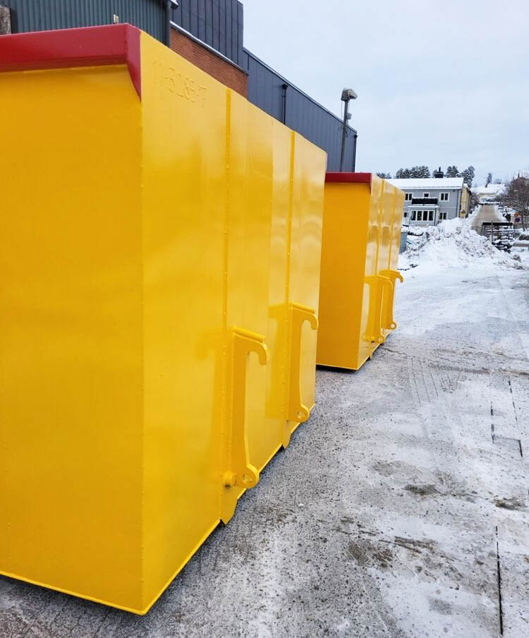 Containers ready for delivery - Baltic Surface Treatment